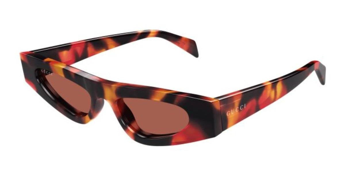 Havana tortoiseshell Cat-eye frame sunglasses By Gucci – Chris Optics