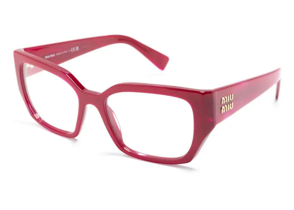 Miu Miu MU03VV 16H1O1 red square optical frame – Chris Optics
