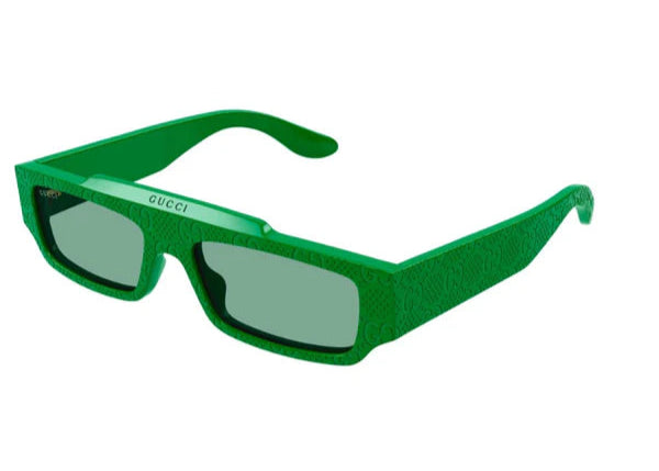 Gucci Green Rectangular shape with the signature GG debossed monogram ...